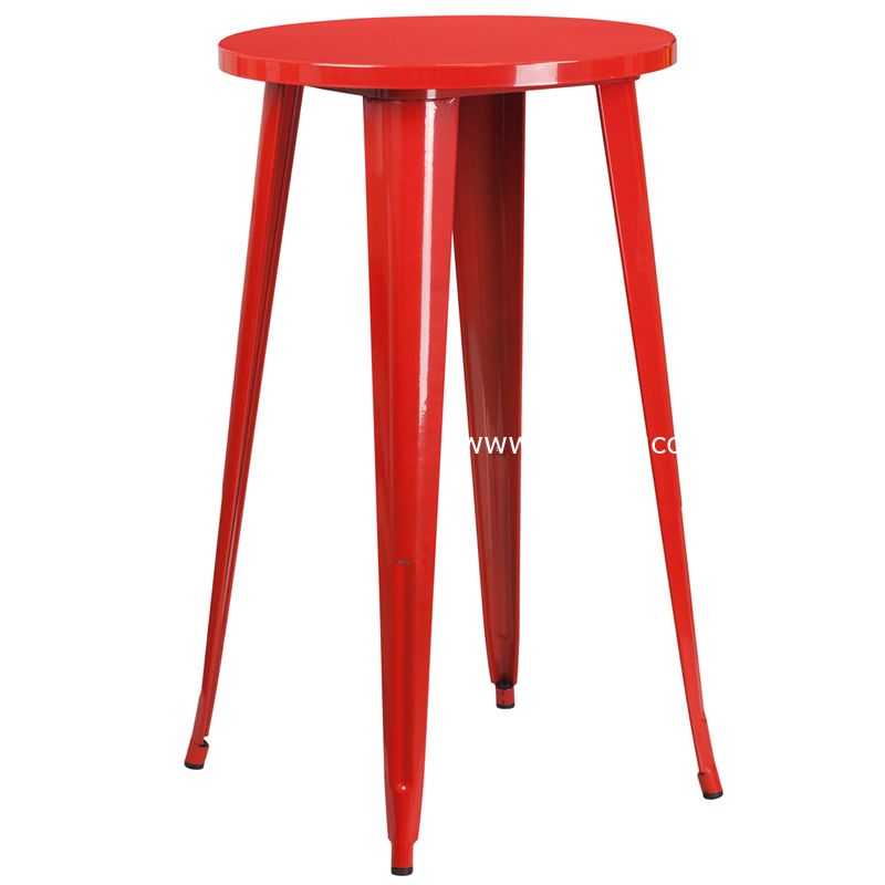 Quick Ship :: Restaurant Tables :: Metal Colorful Restaurant Bar Tables ...