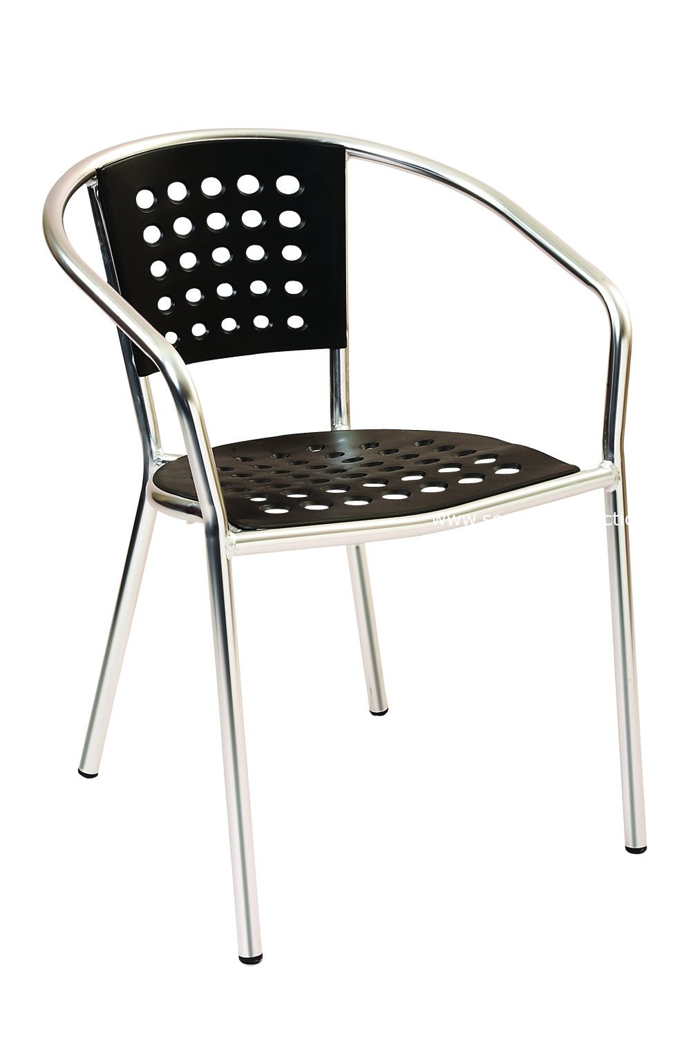 G&A Seating 622 Newport Aluminum Outdoor Stacking Restaurant Chairs