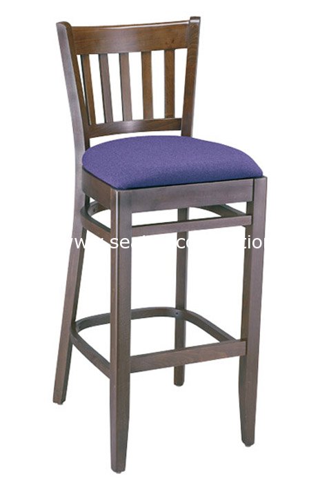 9625 Vertical European Beechwood Restaurant Bar Stools