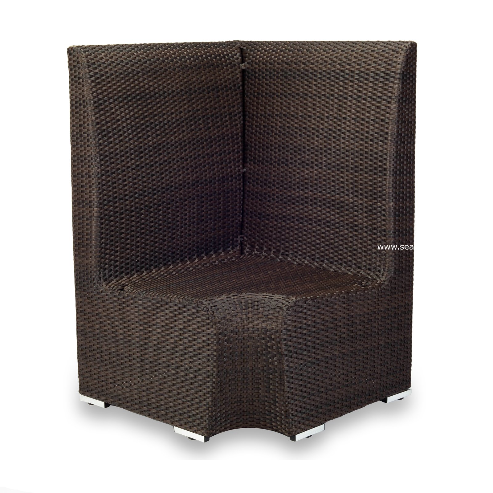 Source Contract Boca Booth Corner Bench 36" Height