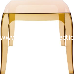 Queen Polycarbonate Square side Table Indoor / Outdoor