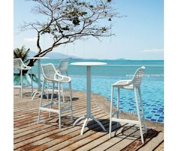 Octopus 24" Round Outdoor Bar Table Made of High Quality Polypropylene