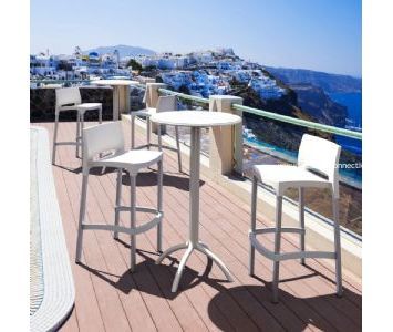 Octopus 24" Round Outdoor Bar Table Made of High Quality Polypropylene